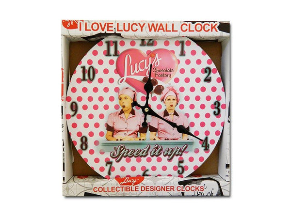 I Love Lucy: "Job Switching" Polka Dot Clock - Lucy Desi Museum